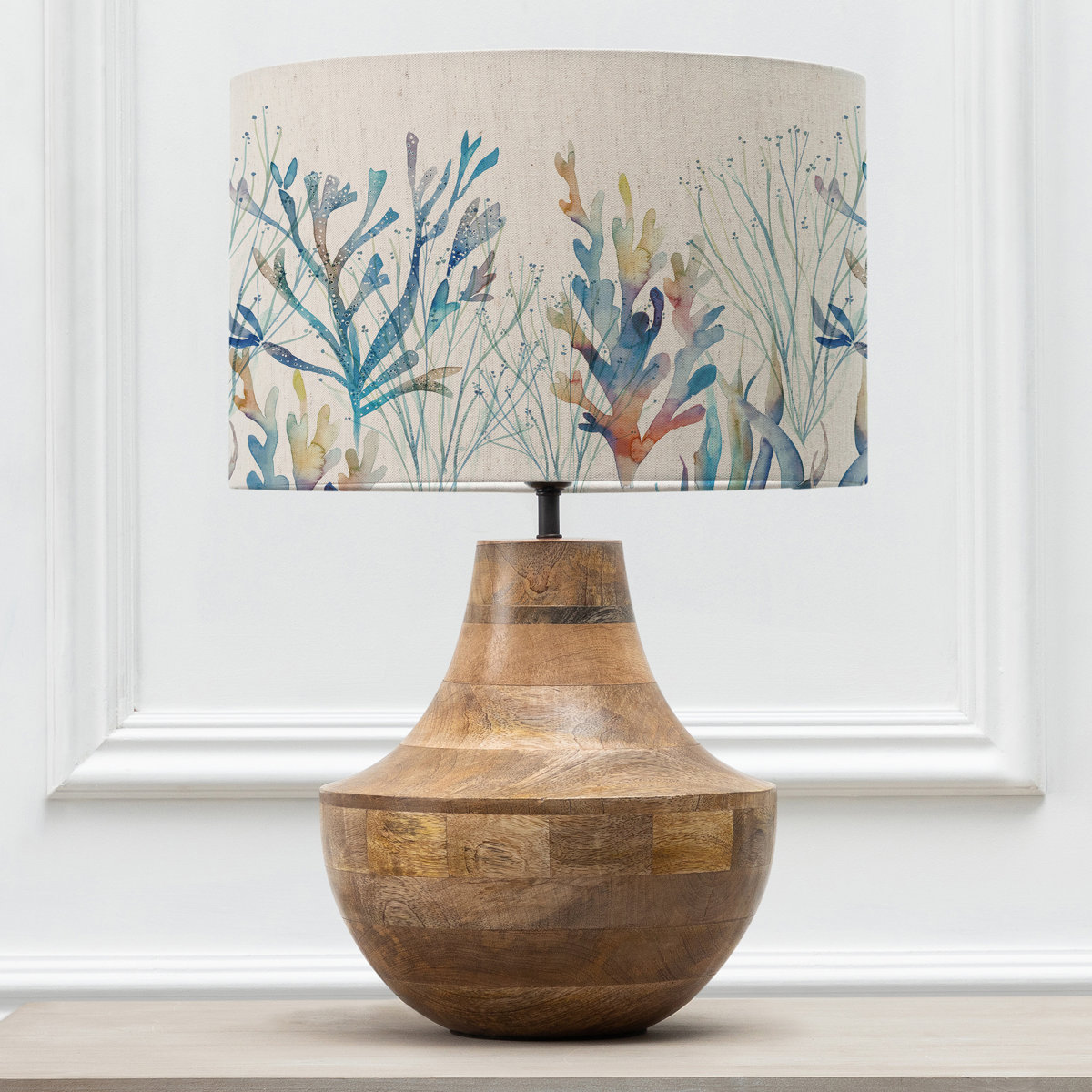 Voyage Maison Leven Mango Table Lamp & Coral Reef Eva Kelpie Shade | Wayfair.ie